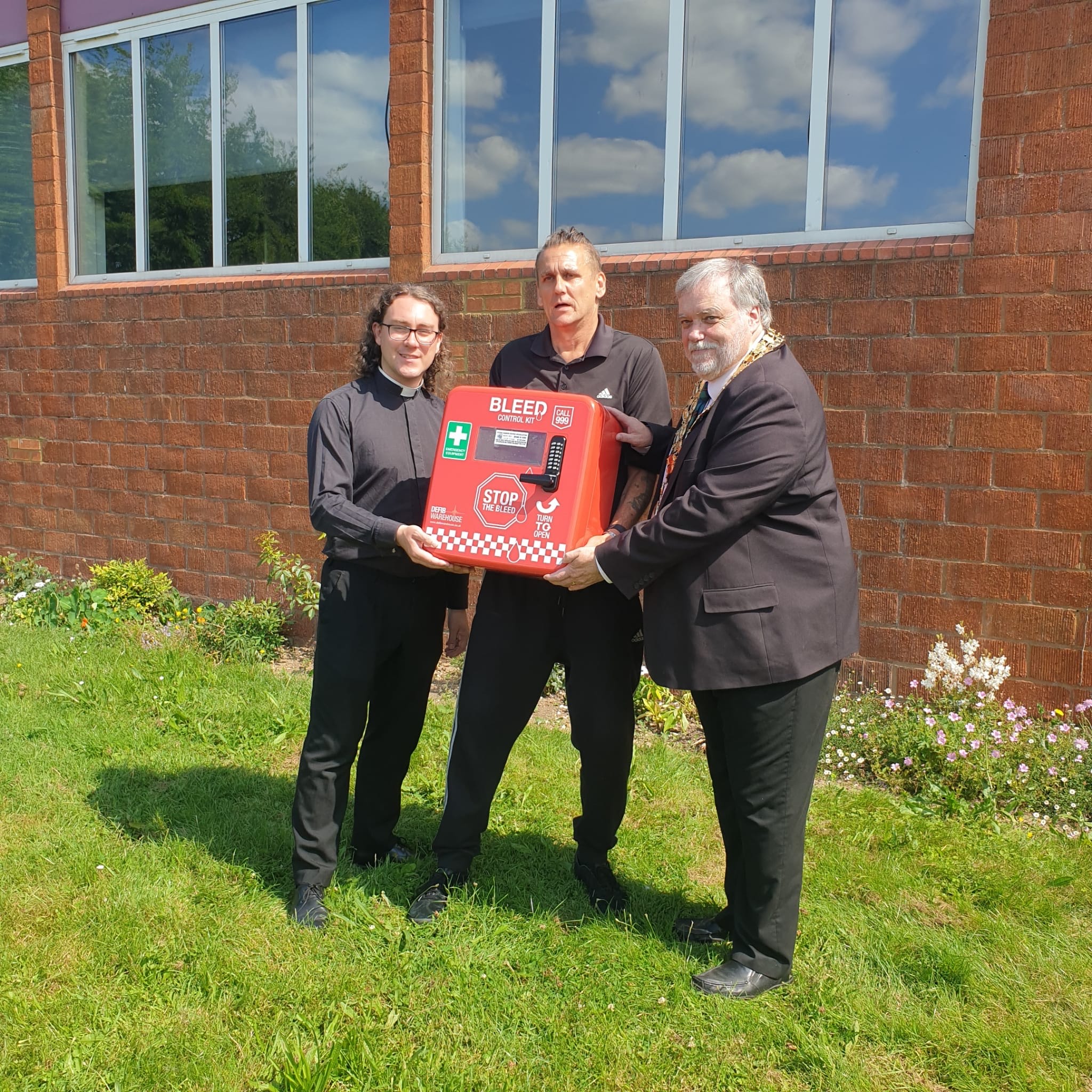 Haverhill presented with its first bleed control kit - Haverhill Town ...